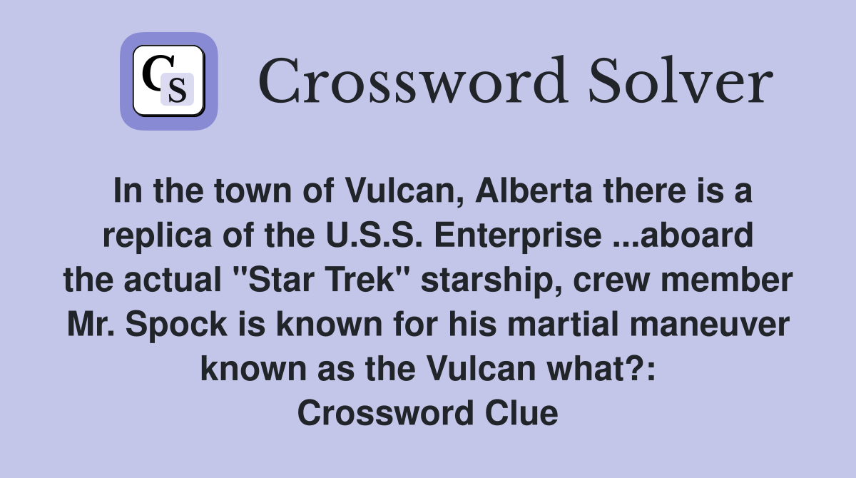 In the town of Vulcan, Alberta there is a replica of the U.S.S ...